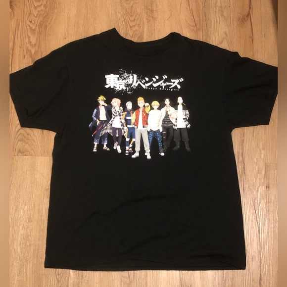 Shirts & Tops | Black Tokyo Revengers Shirt Size Large | Poshmark